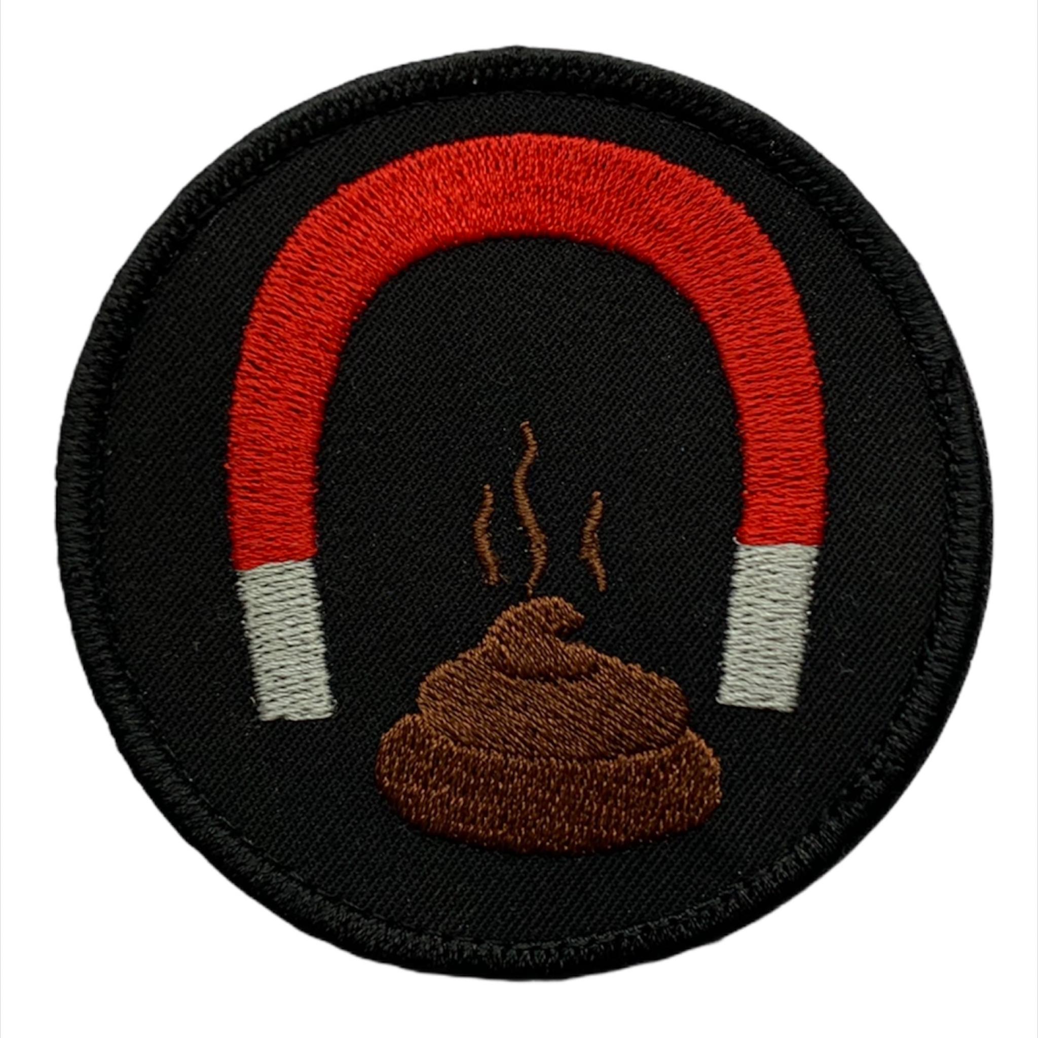 Round Shit Magnet Patch 8cm